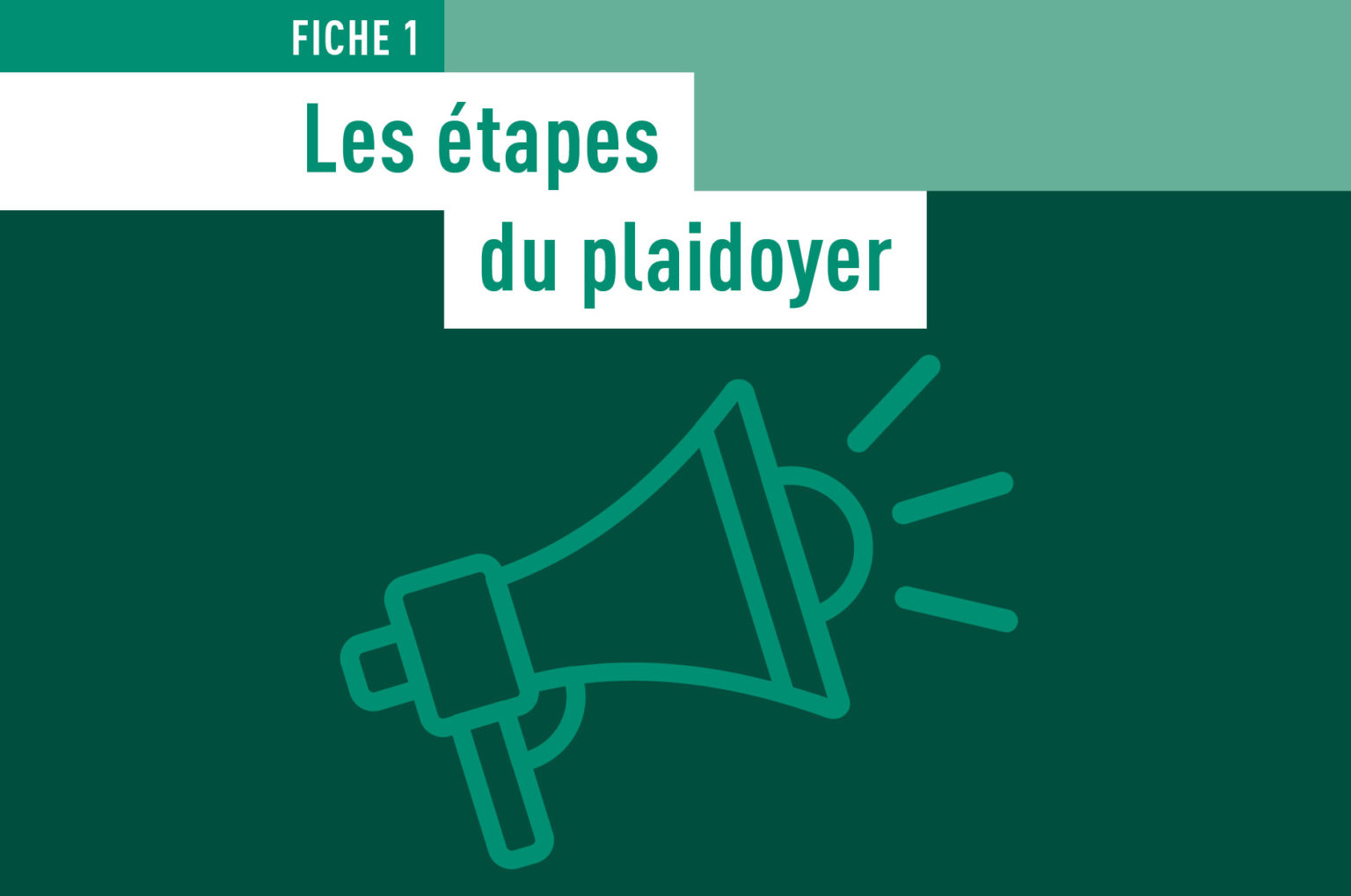 Fiche N°1 - Les étapes du plaidoyer - Souveraineté Alimentaire